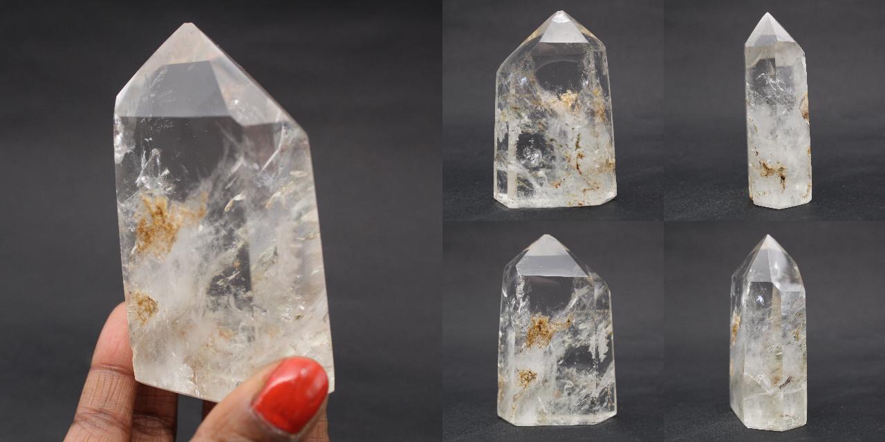 Quartz prism with inclusion Madagascar 251gr 88mm | 55€ | Ref 230310200